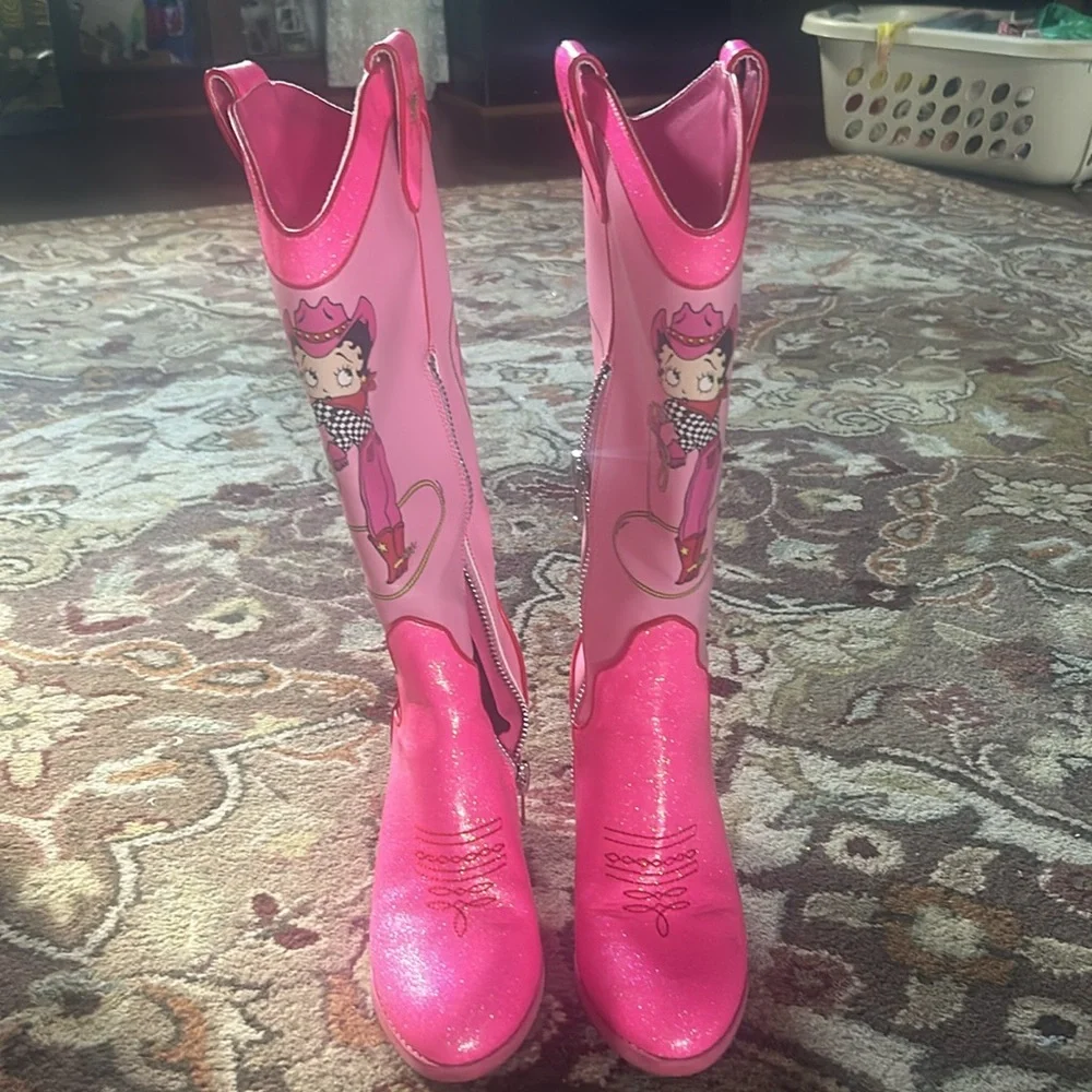 Betty Boop | Shoes | Dollskill Ft Betty Boop Cowboy Boots | Poshmark